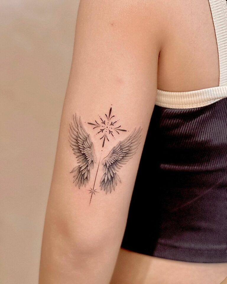 23 Beautiful Wing Tattoos To Soar Towards Your Freedom