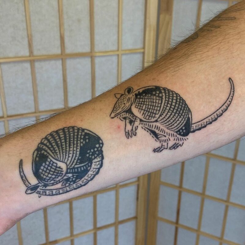 20 Cute Armadillo Tattoo Ideas To Shell-evate Your Appearance