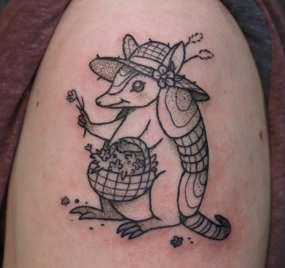 20 Cute Armadillo Tattoo Ideas To Shell-evate Your Appearance