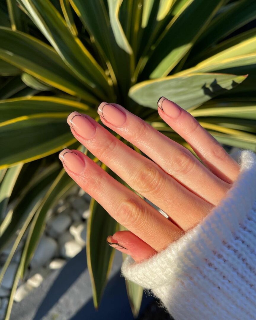 35 Stylish Double French Nails To Level Up Your Look