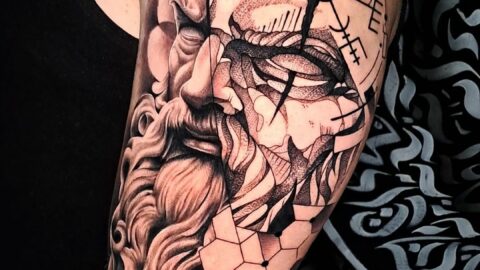 18 Mighty Odin Tattoos For Lovers Of Norse Mythology