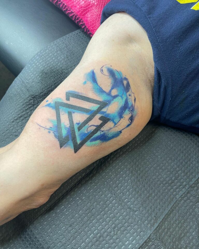 20 Bold Valknut Tattoo Ideas For An Authentic Viking Look