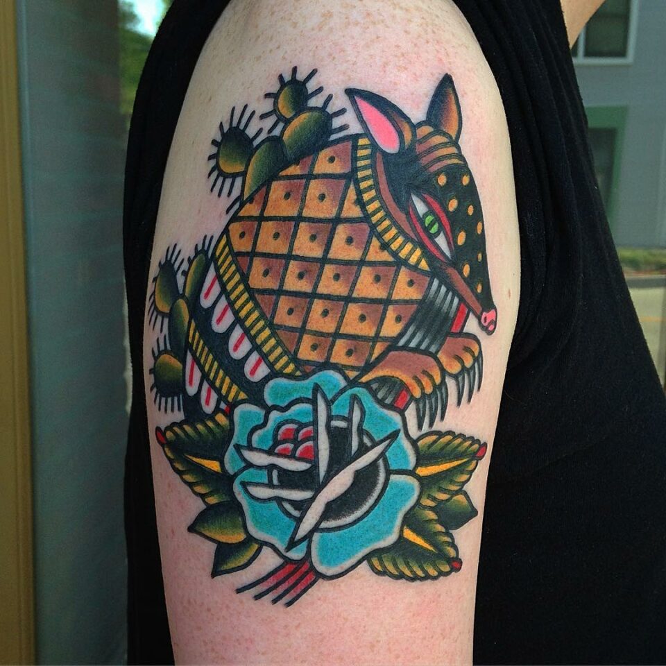 20 Cute Armadillo Tattoo Ideas To Shell-evate Your Appearance