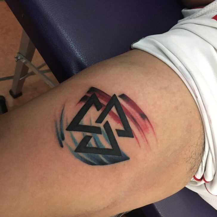 20 Bold Valknut Tattoo Ideas For An Authentic Viking Look