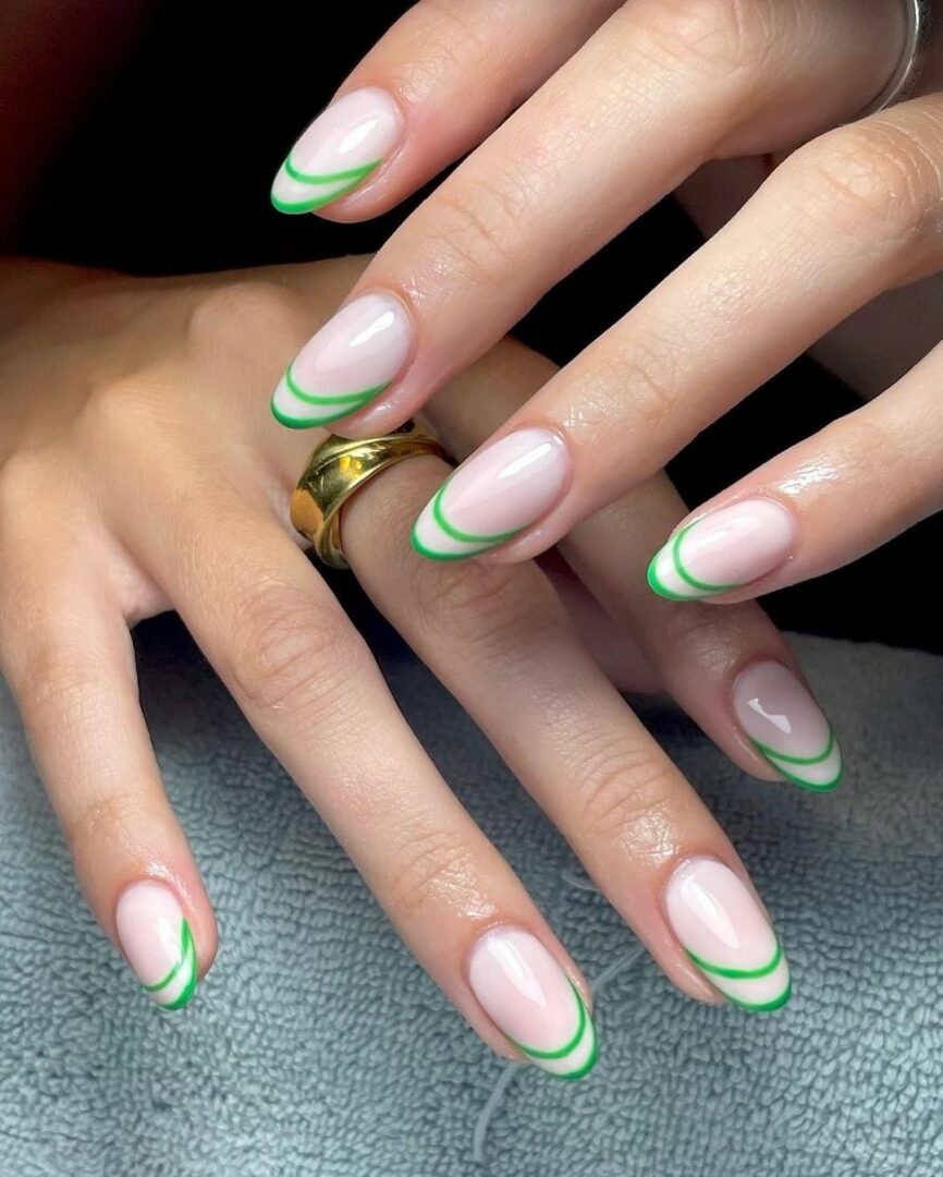 35 Stylish Double French Nails To Level Up Your Look