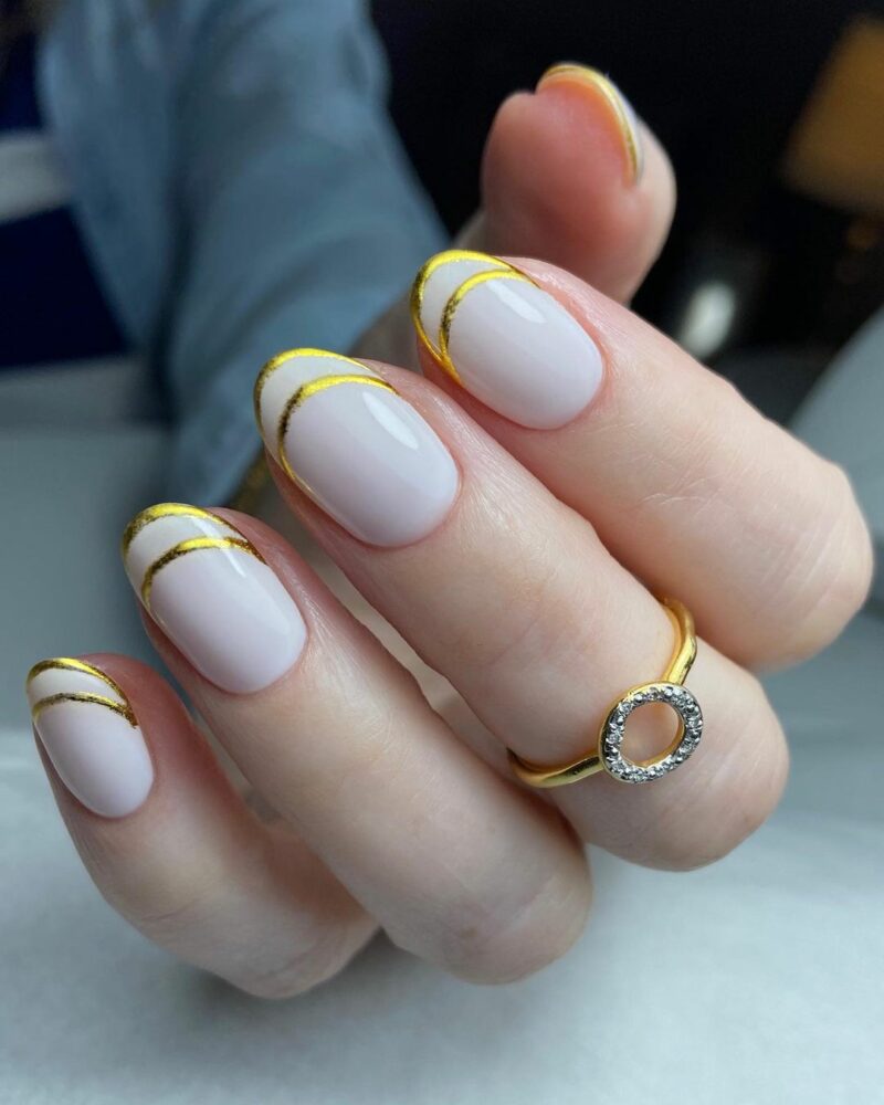 35 Stylish Double French Nails To Level Up Your Look