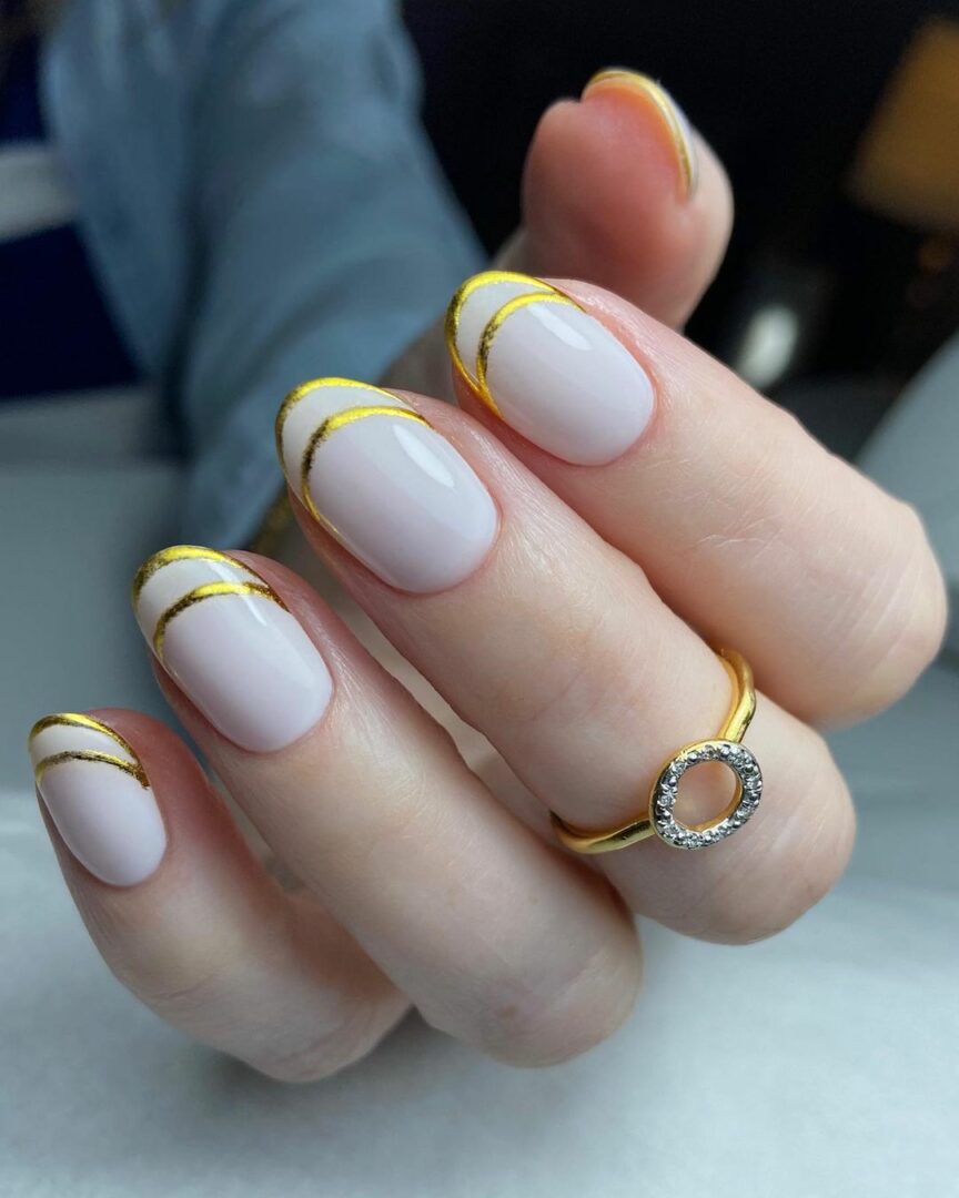 35 Stylish Double French Nails To Level Up Your Look