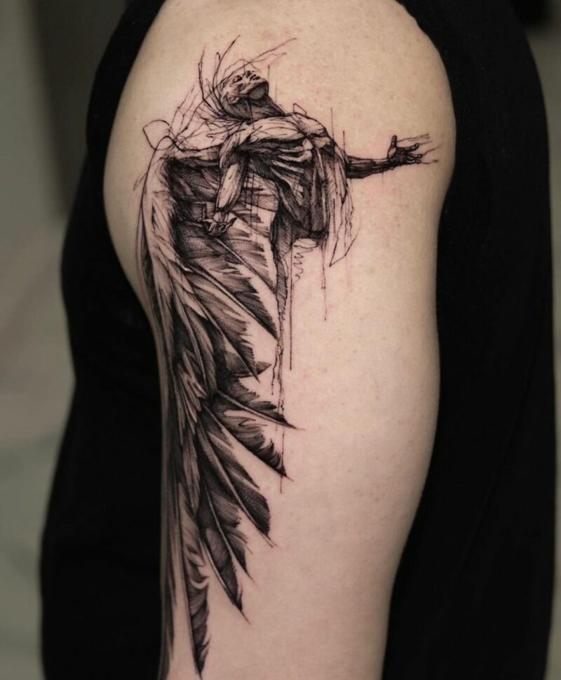 23 Beautiful Wing Tattoos To Soar Towards Your Freedom