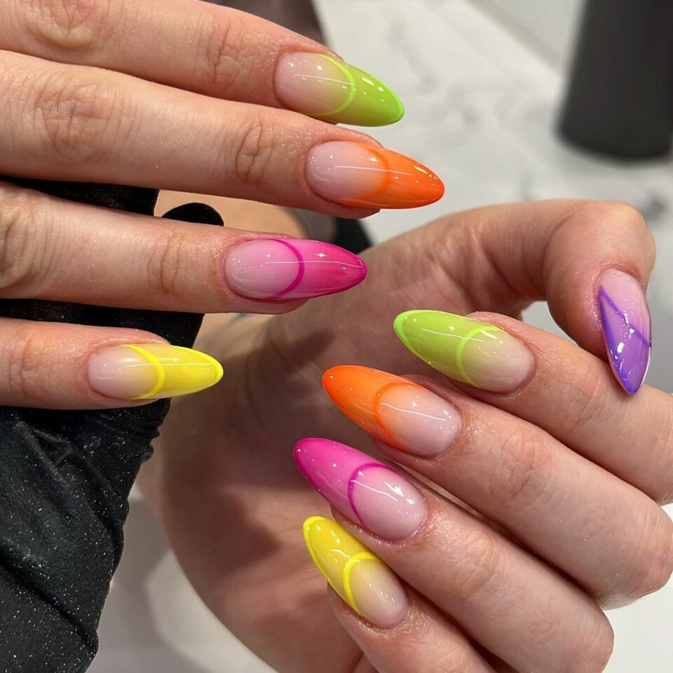 20 Hypnotic Neon Nail Ideas To Glow Brighter Than Ever