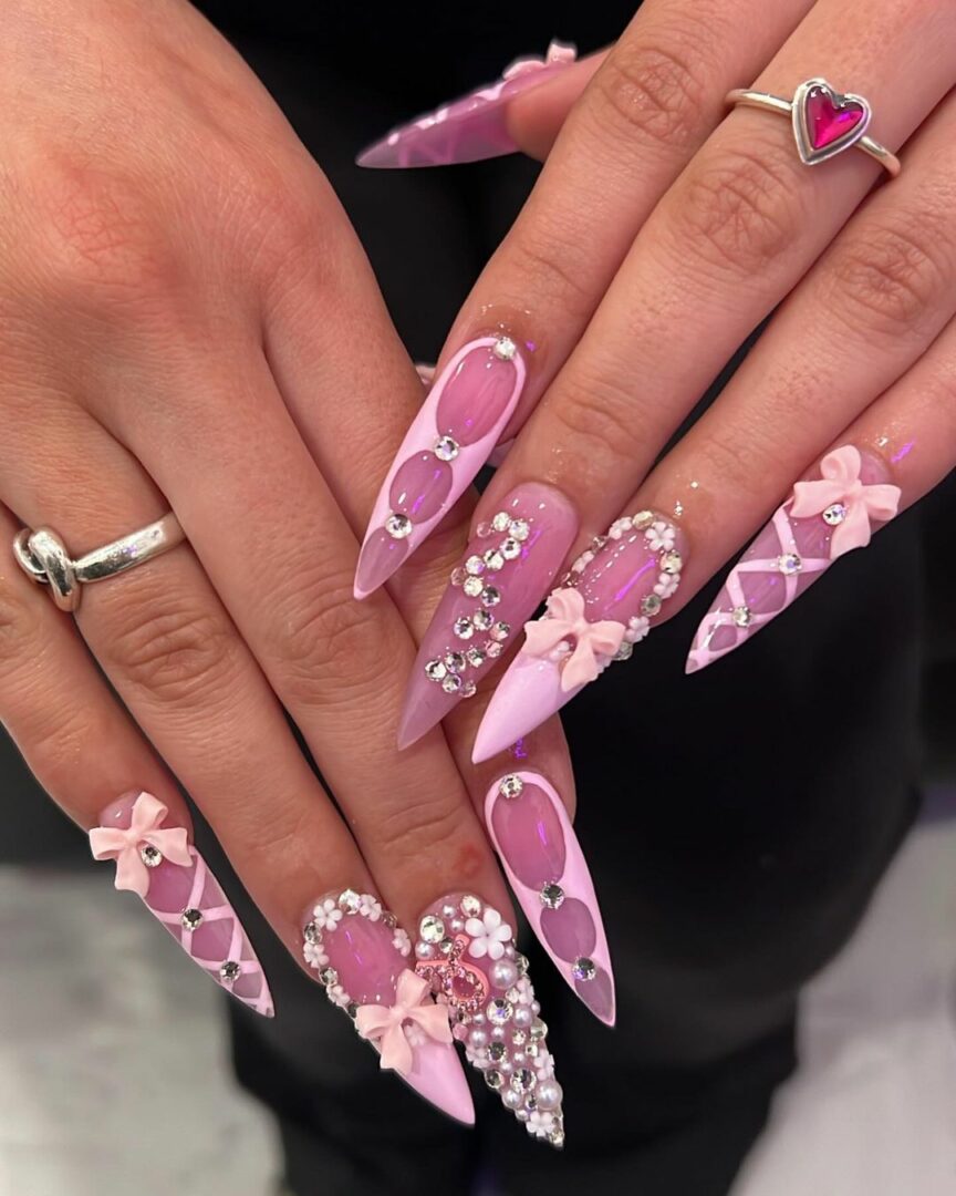 35 Lovely Freestyle Nails To Embrace Your Girlish Nature