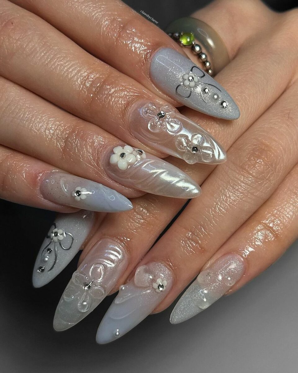 38 Enchanting 3D Nails To Step Into The Realm Of Fantasy