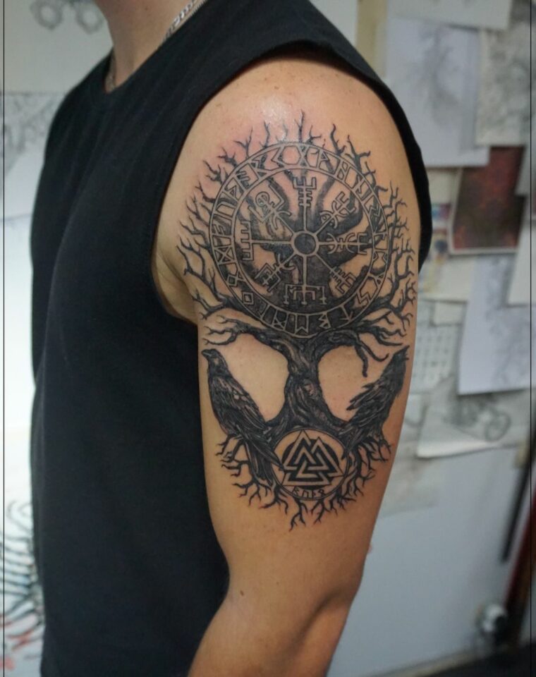 20 Bold Valknut Tattoo Ideas For An Authentic Viking Look