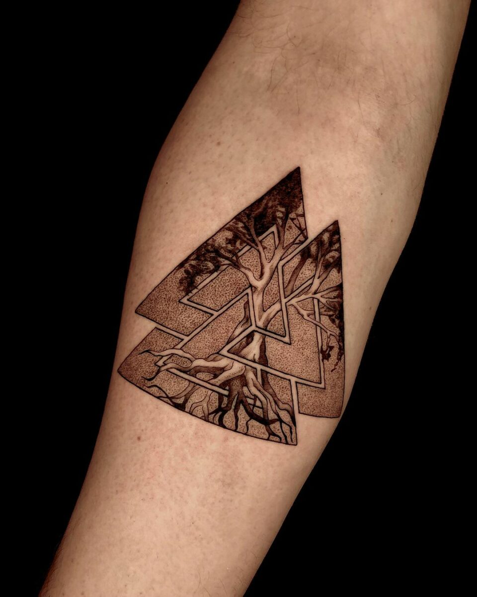20 Bold Valknut Tattoo Ideas For An Authentic Viking Look