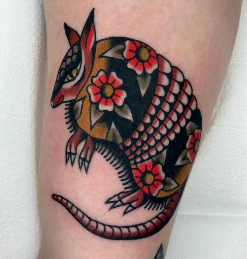 20 Cute Armadillo Tattoo Ideas To Shell-evate Your Appearance