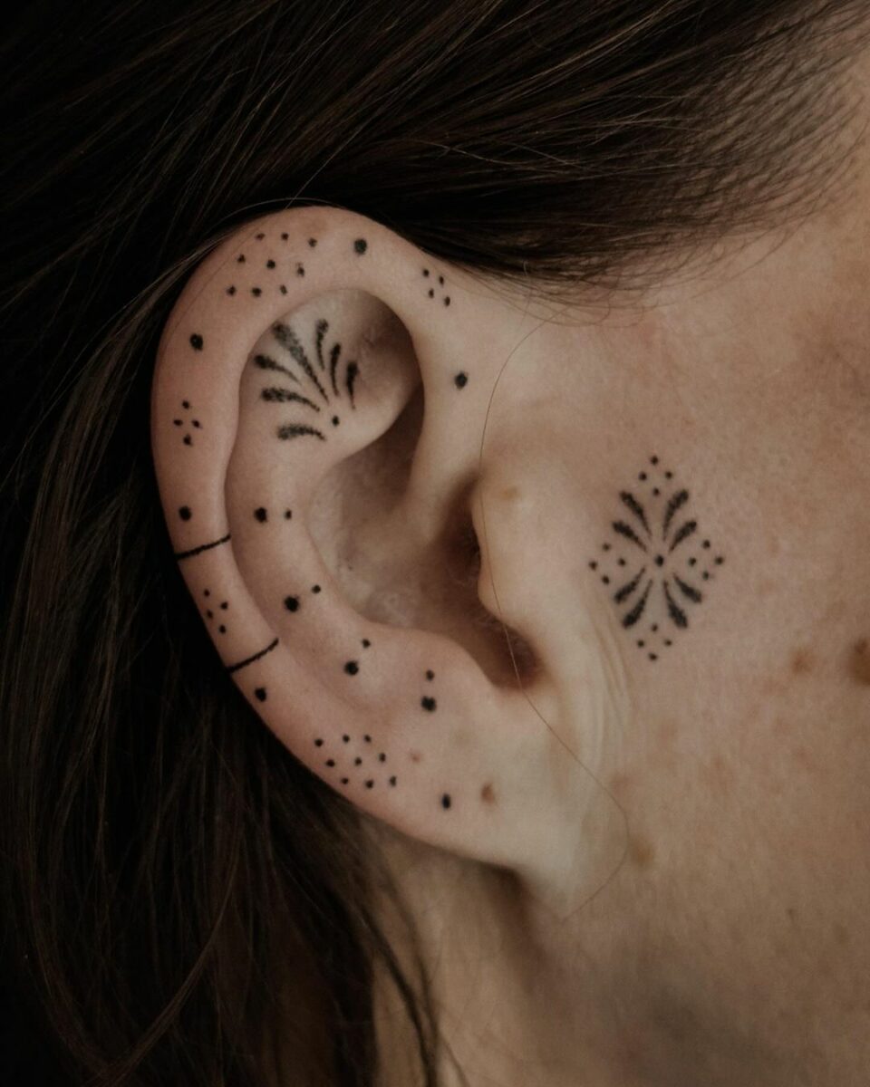 20 Extraordinary Ear Tattoos You Need To Hear About