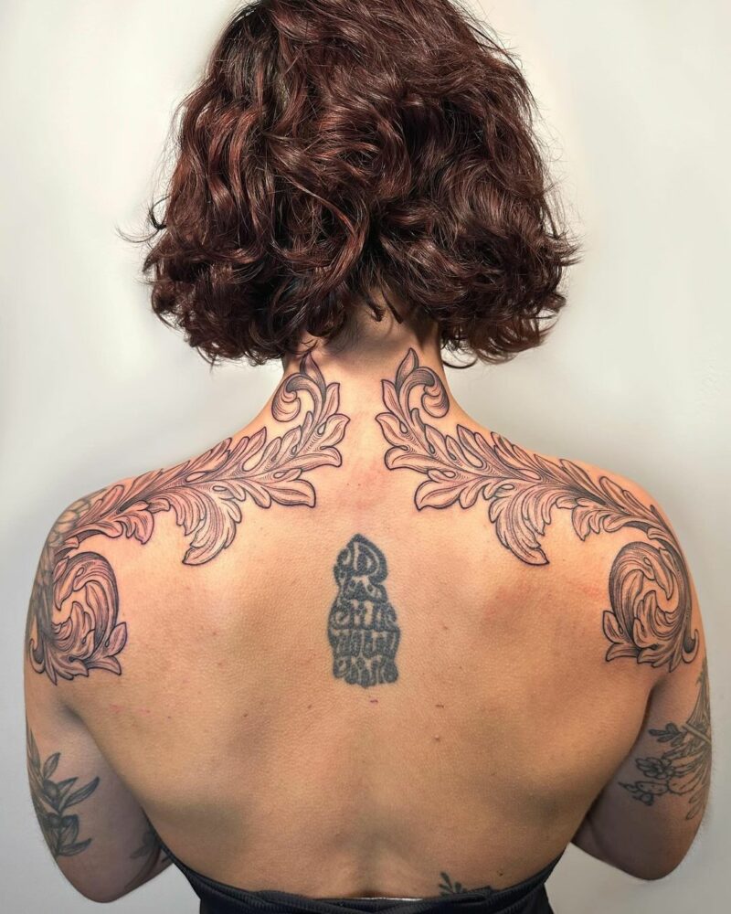 Adorn Your Body With These 20 Beautiful Filigree Tattoo Ideas