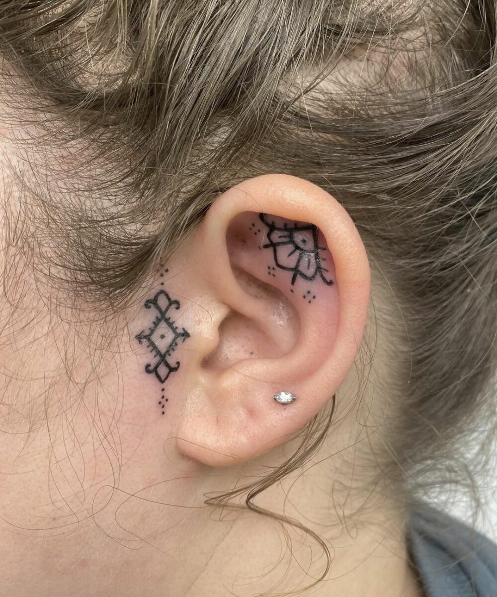 20 Extraordinary Ear Tattoos You Need To Hear About