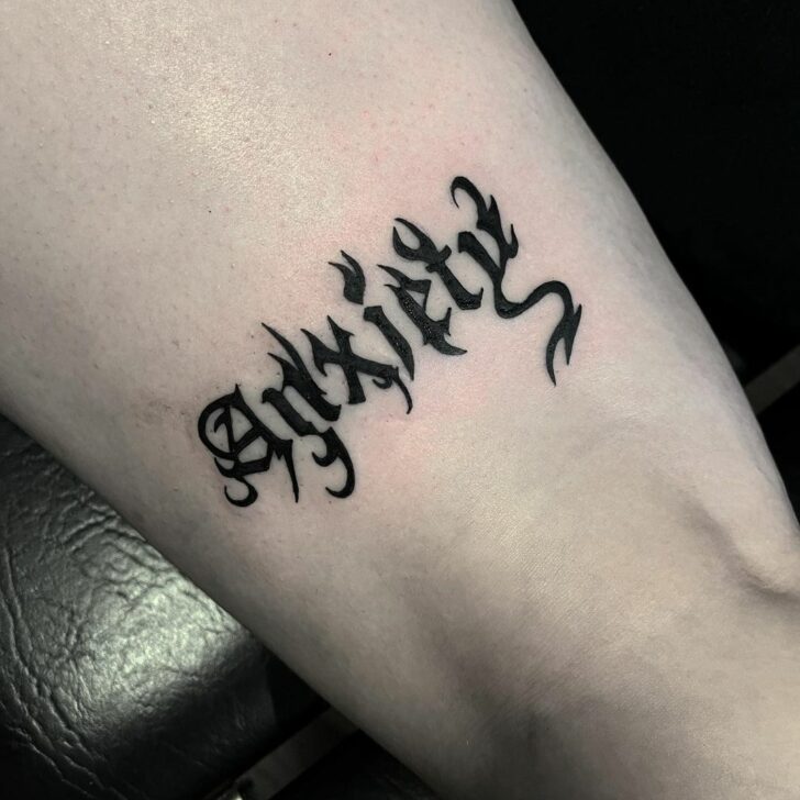 40 Creative Anxiety Tattoos That Embrace The Struggle