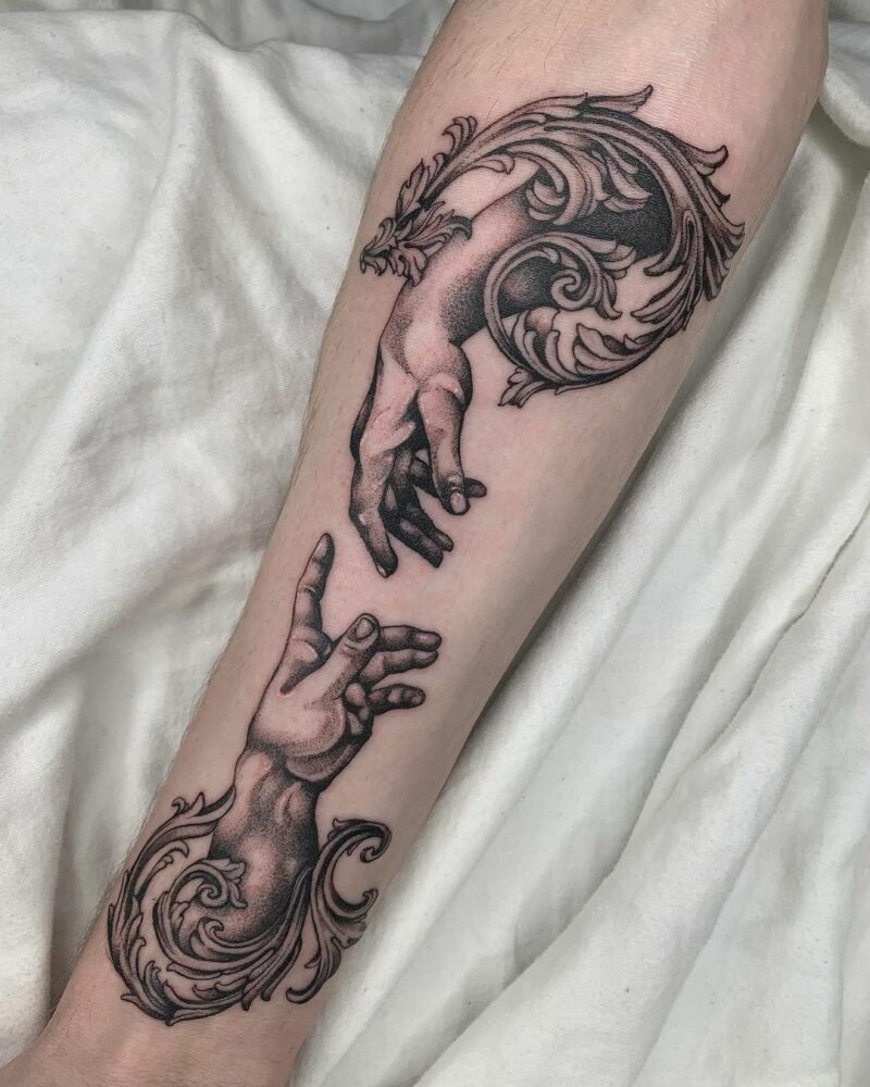 Adorn Your Body With These 20 Beautiful Filigree Tattoo Ideas