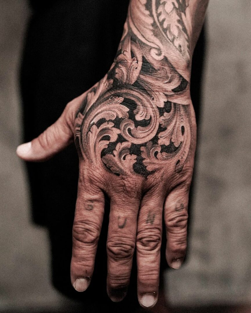 Adorn Your Body With These 20 Beautiful Filigree Tattoo Ideas