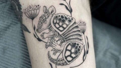 20 Cute Armadillo Tattoo Ideas To Shell-evate Your Appearance