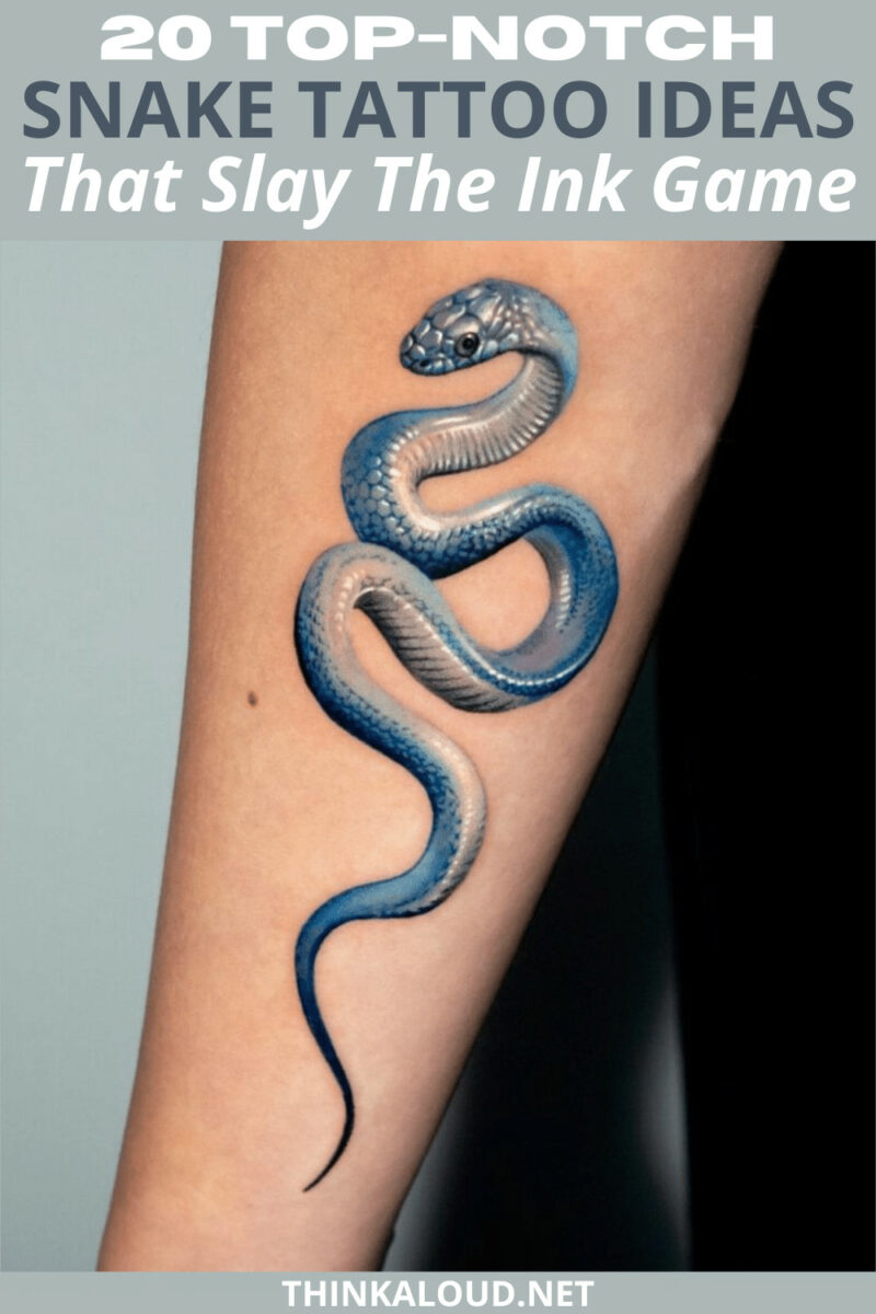 20 Top-Notch Snake Tattoo Ideas That Slay The Ink Game