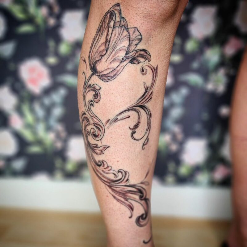 Adorn Your Body With These 20 Beautiful Filigree Tattoo Ideas