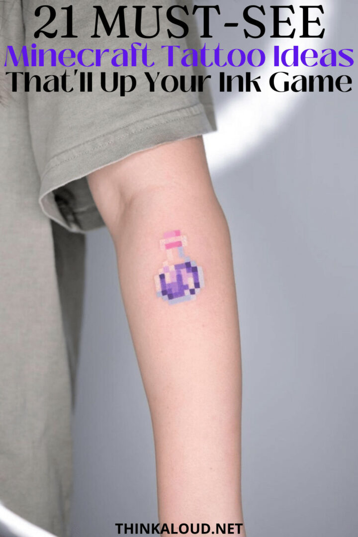 21 Must-See Minecraft Tattoo Ideas That’ll Up Your Ink Game