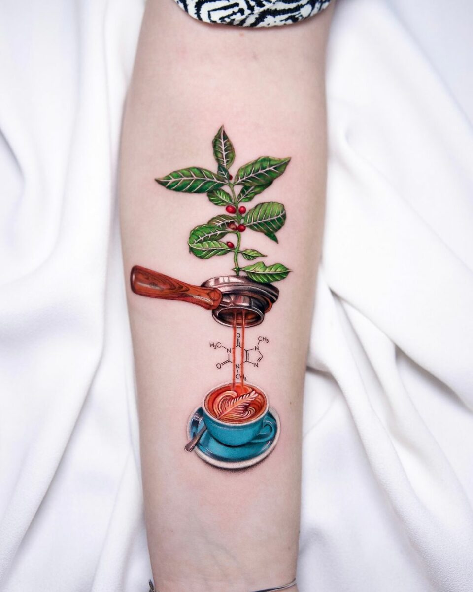 Espresso Yourself With These 39 Captivating Coffee Tattoo Ideas
