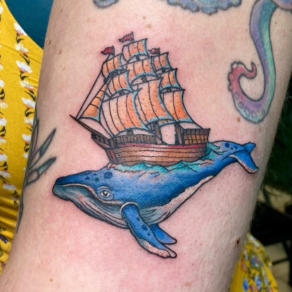 These 24 Wonderful Whale Tattoo Ideas Will Make A Big Splash