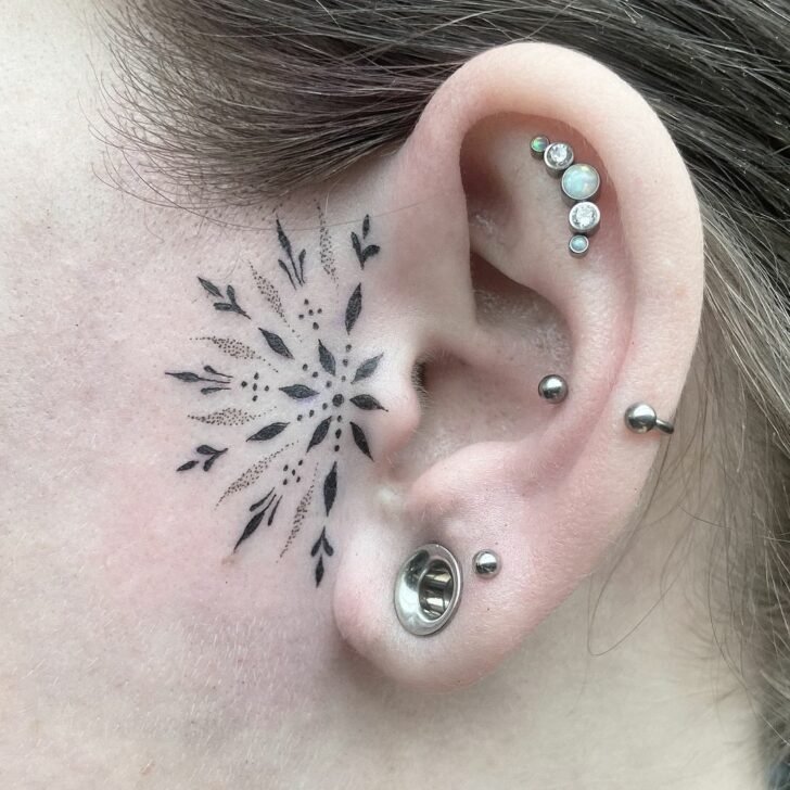 20 Extraordinary Ear Tattoos You Need To Hear About