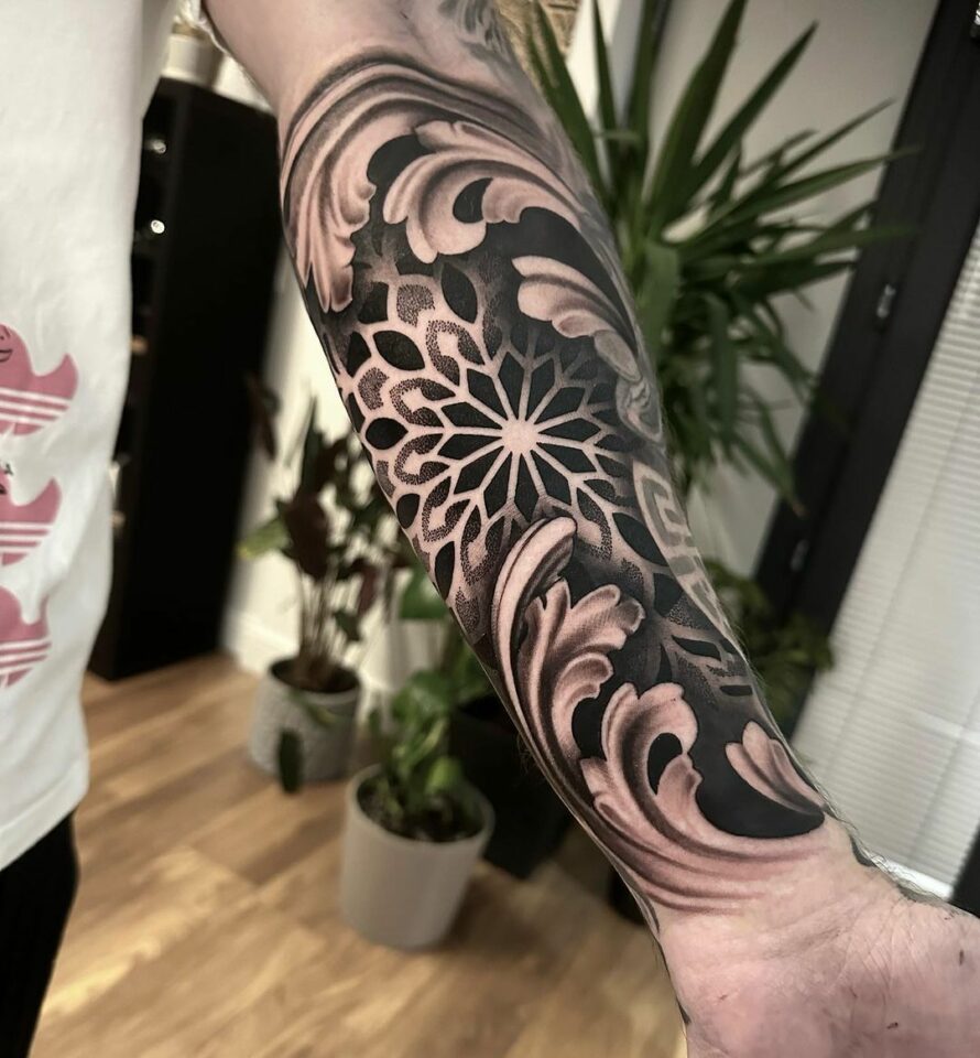 Adorn Your Body With These 20 Beautiful Filigree Tattoo Ideas