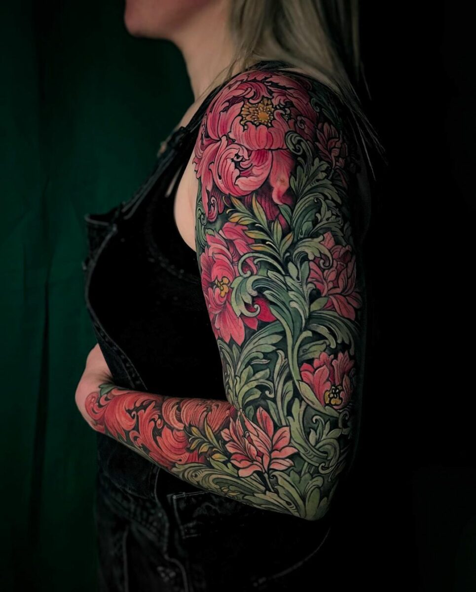 Adorn Your Body With These 20 Beautiful Filigree Tattoo Ideas