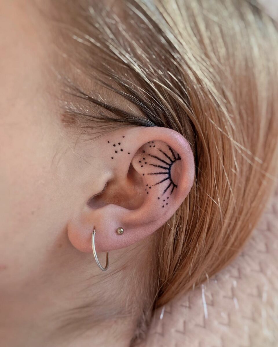 20 Extraordinary Ear Tattoos You Need To Hear About