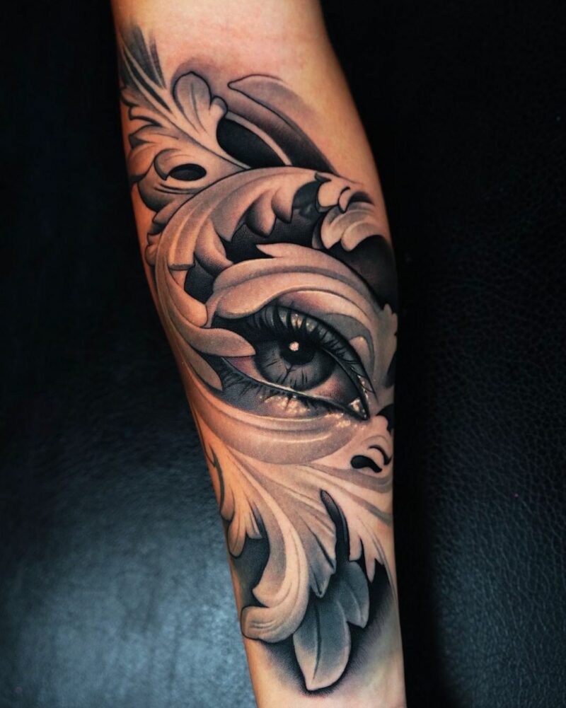 Adorn Your Body With These 20 Beautiful Filigree Tattoo Ideas