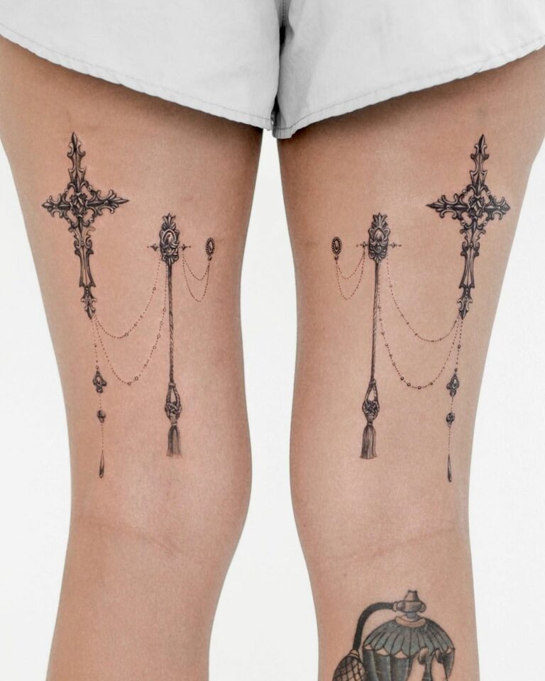 Adorn Your Body With These 20 Beautiful Filigree Tattoo Ideas