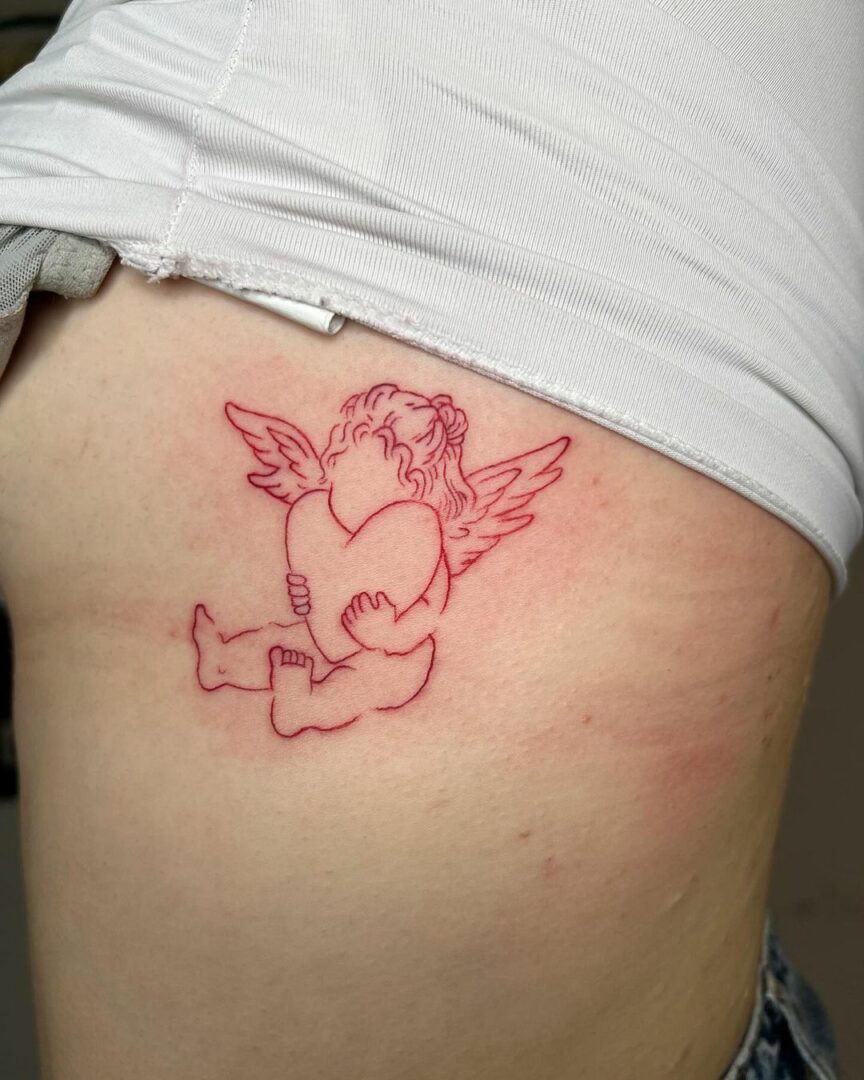 20 Unique Red Ink Tattoos For Passionate Expression