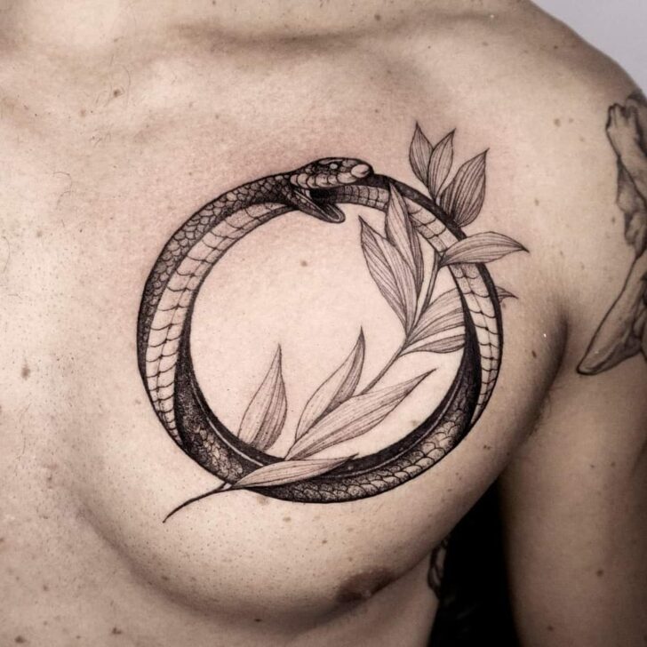 20 Powerful Ouroboros Tattoos To Honor The Cycle Of Life