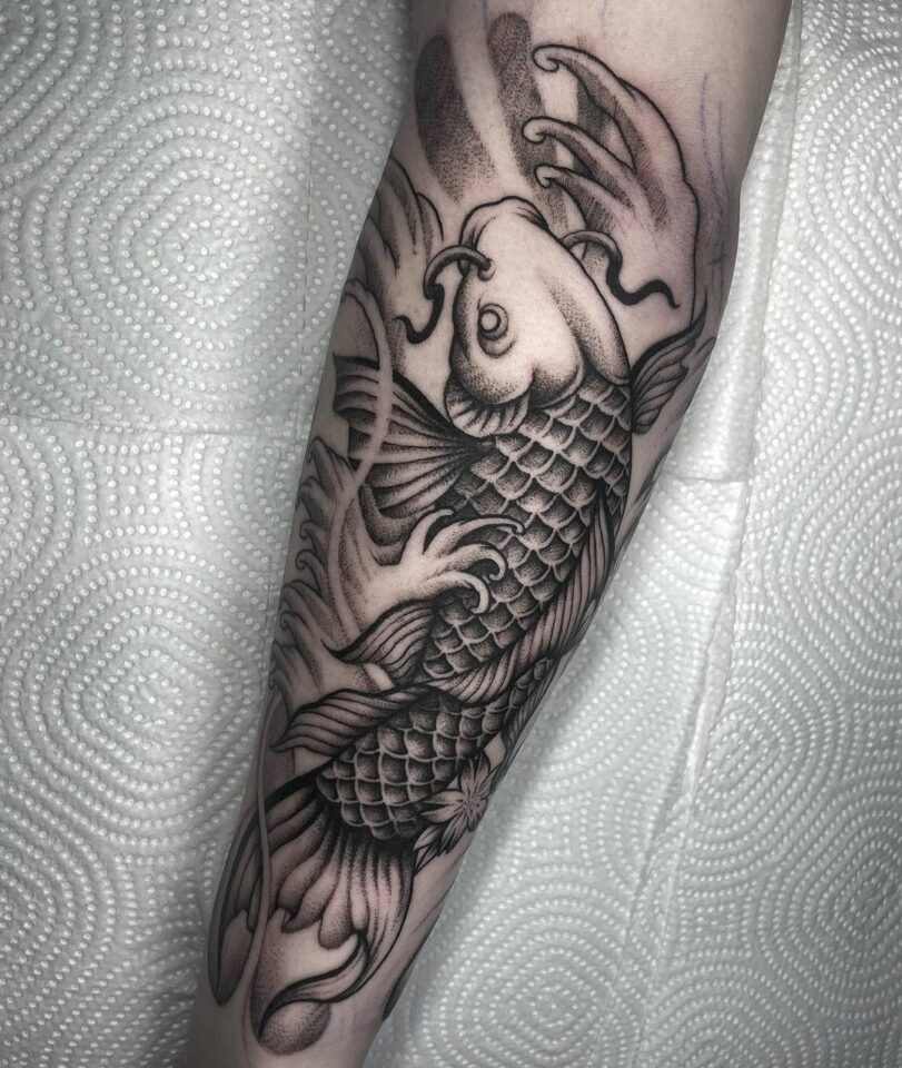 20 Creative Koi Fish Tattoos To Remind You Of Important Truths