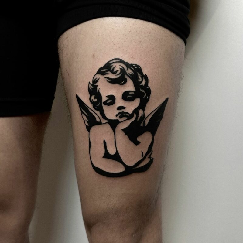 18 Heavenly Cherub Tattoos For Embracing Love And Purity