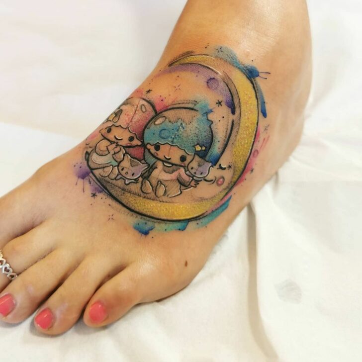 20 Adorable Chibi Tattoos To Appreciate Your Favorite Characters