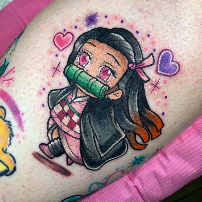 20 Adorable Chibi Tattoos To Appreciate Your Favorite Characters