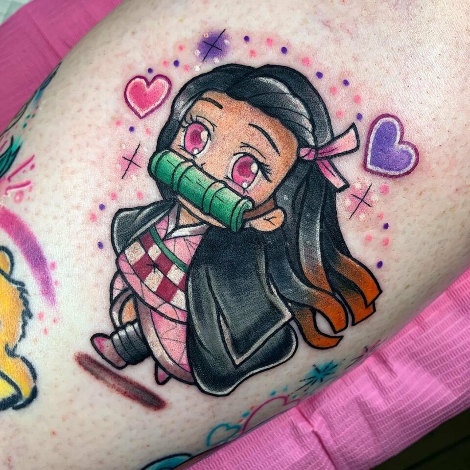 20 Adorable Chibi Tattoos To Appreciate Your Favorite Characters
