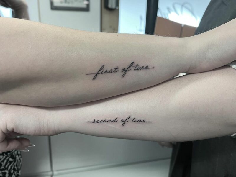 20 Touching Sister Tattoos For A Lasting Tribute