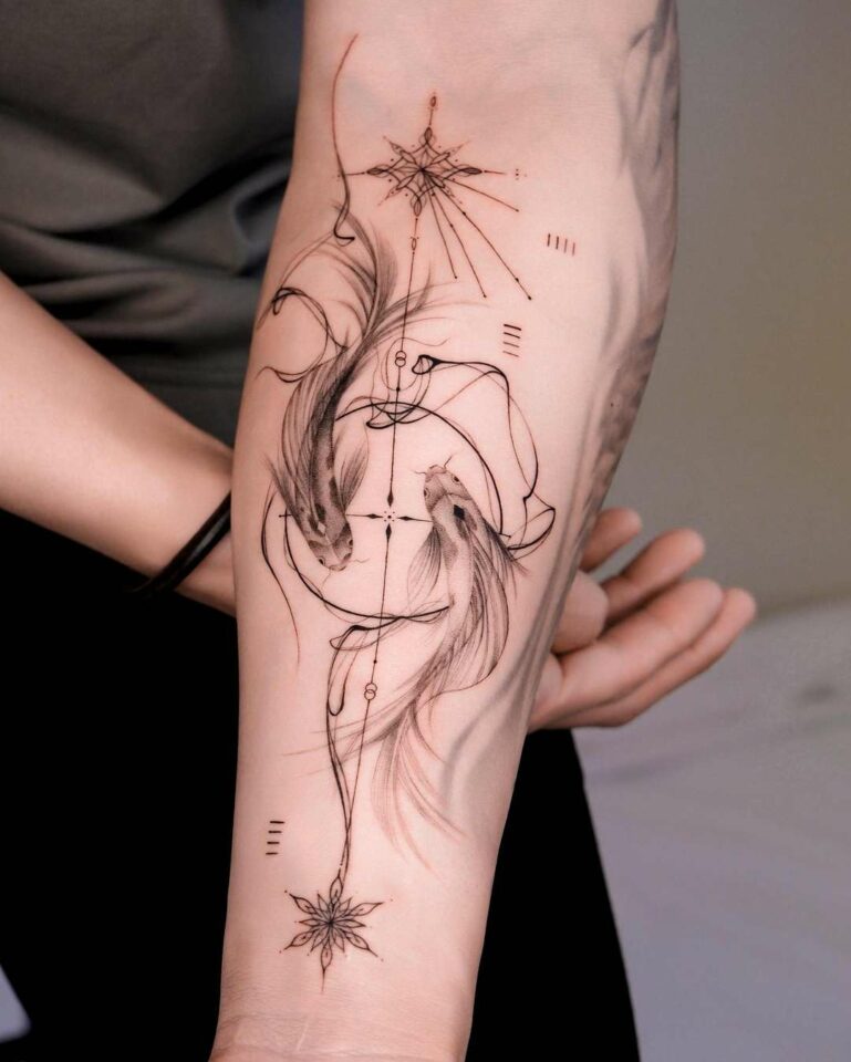 20 Creative Koi Fish Tattoos To Remind You Of Important Truths
