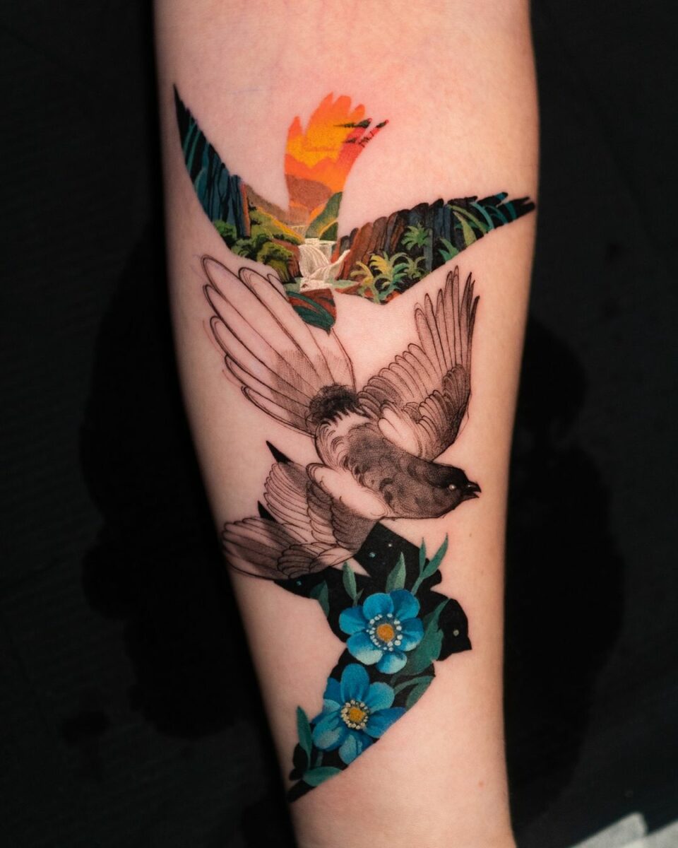 20 Fascinating Bird Tattoos That Celebrate Freedom And Beauty