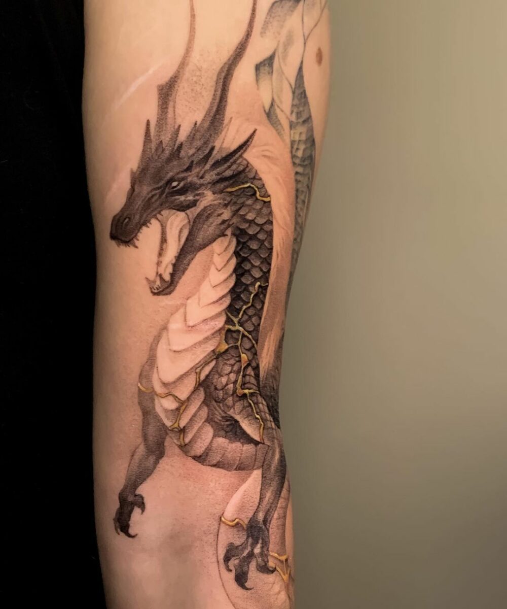 20 Captivating Kintsugi Tattoos To Honor A Broken Beauty