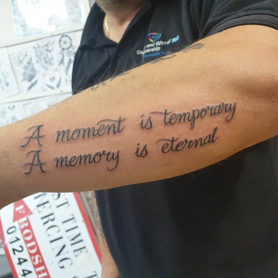 18 Inspirational Forearm Quote Tattoos For Personal Motivation