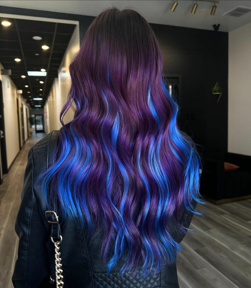 28 Mystical Midnight Purple Hairstyles For Modern Magic