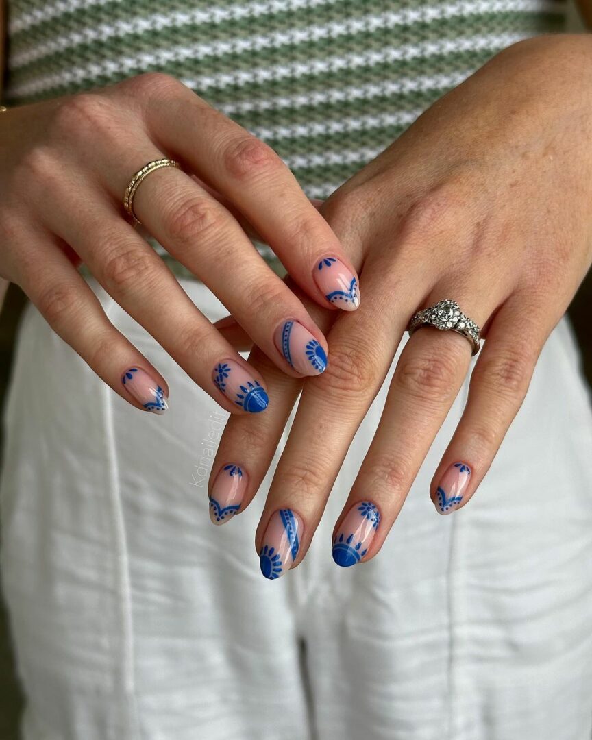 36 Creative Linen Nails For A Perfect Summer Look